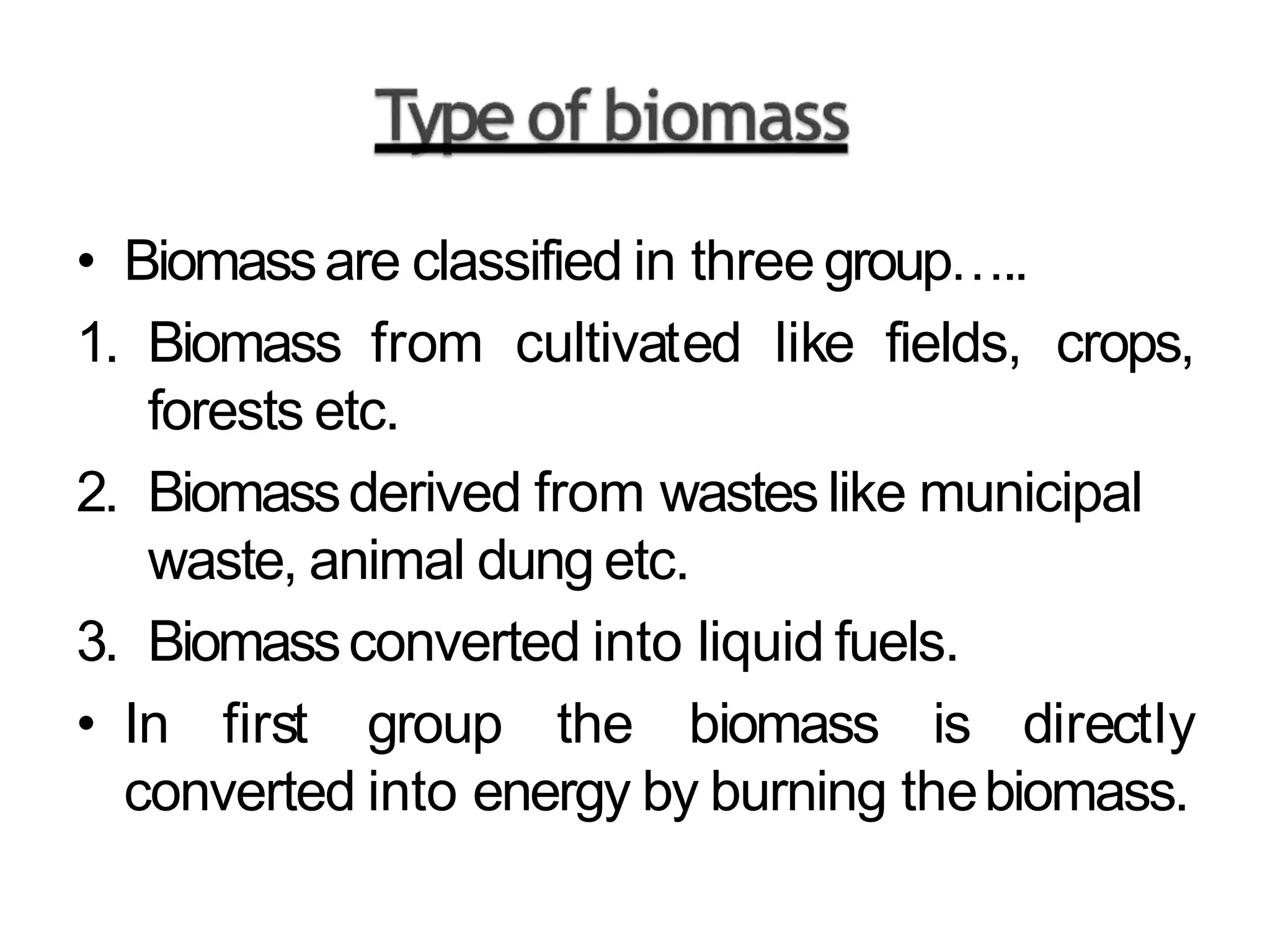biomass presentation for electrical engineers | PPTX