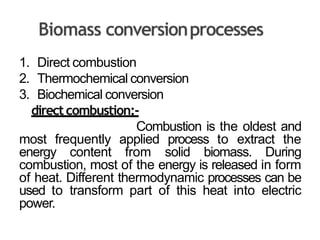 biomass presentation for electrical engineers | PPTX