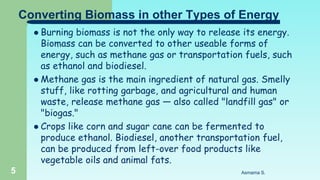 Biomass Biofuel and Biogas Energy conversion a | PPT