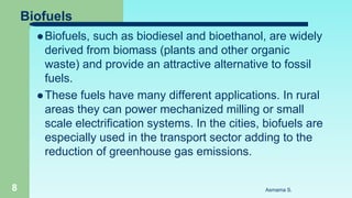Biomass Biofuel and Biogas Energy conversion a | PDF