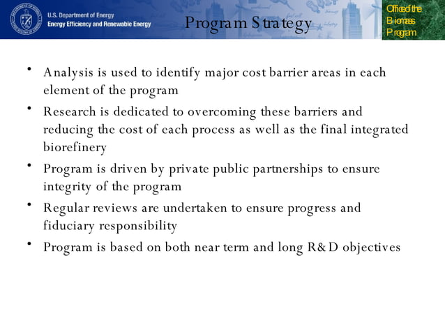 Biomass Program Overview | PPT