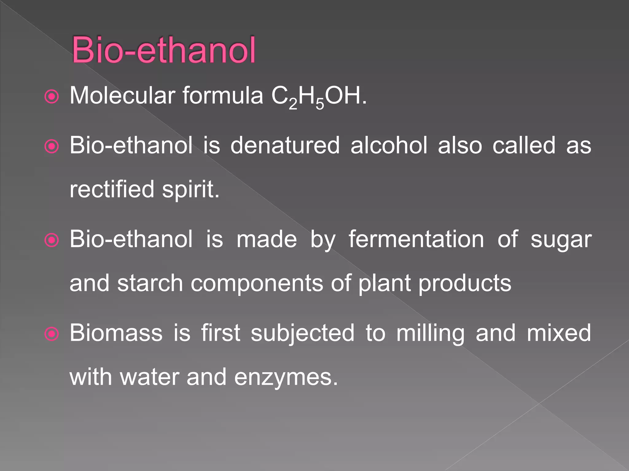 Biomass & Bio-fuels | PPTX