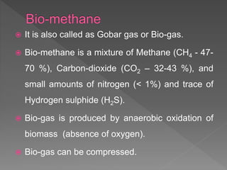 Biomass & Bio-fuels | PPTX