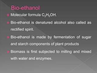 Biomass & Bio-fuels | PPTX