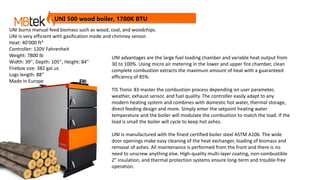 Biomass Boilers from MBtek | PPTX