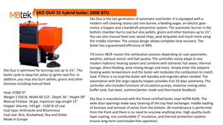 Biomass Boilers from MBtek | PPTX