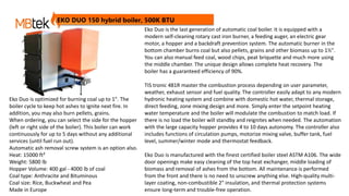 Biomass Boilers from MBtek | PPTX