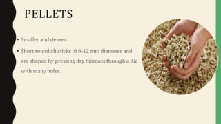 Biomass briquettes as cooking fuel | PPTX