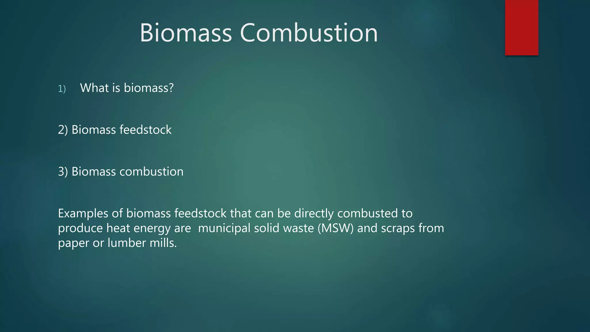 Biomass combustion device | PPT