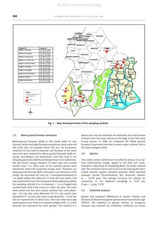 Biomass of mangroves with stored carbon | PDF