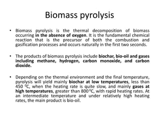 Biomass Energy is a good form of sustainable energy | PPT