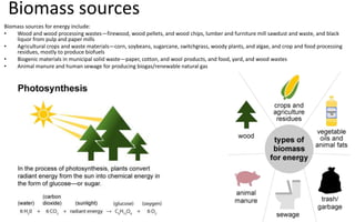 Biomass Energy it's uses and future aspects | PPT