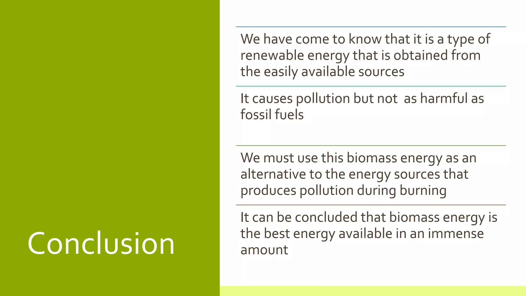 BIOMASS ENERGY (2).pptx by VINAY GOWDA Y C | PPTX