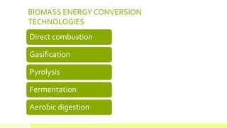 BIOMASS ENERGY (2).pptx by VINAY GOWDA Y C | PPT