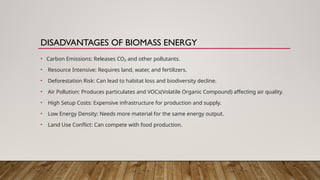 BIOMASS ENERGY PPT.pptxnhvnhvnnnvnvnvvnv | PPTX