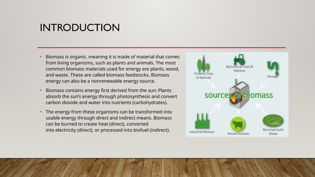 BIOMASS ENERGY PPT.pptxnhvnhvnnnvnvnvvnv | PPT