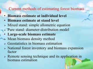 Biomass estimation | PPT