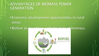 'Biomass power generation' | PPTX