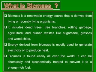 Define Biomass
