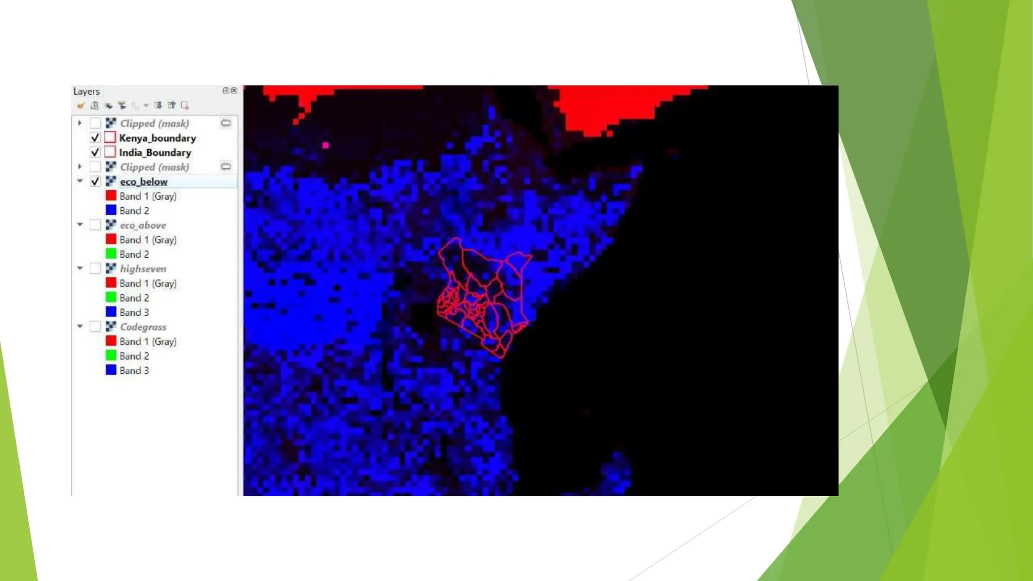 converting biomass to carbon using QGIS. | PPTX
