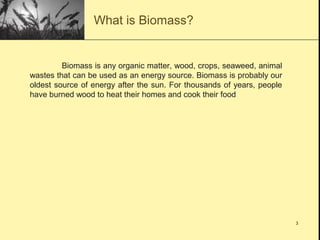 Biomass Report | PPT