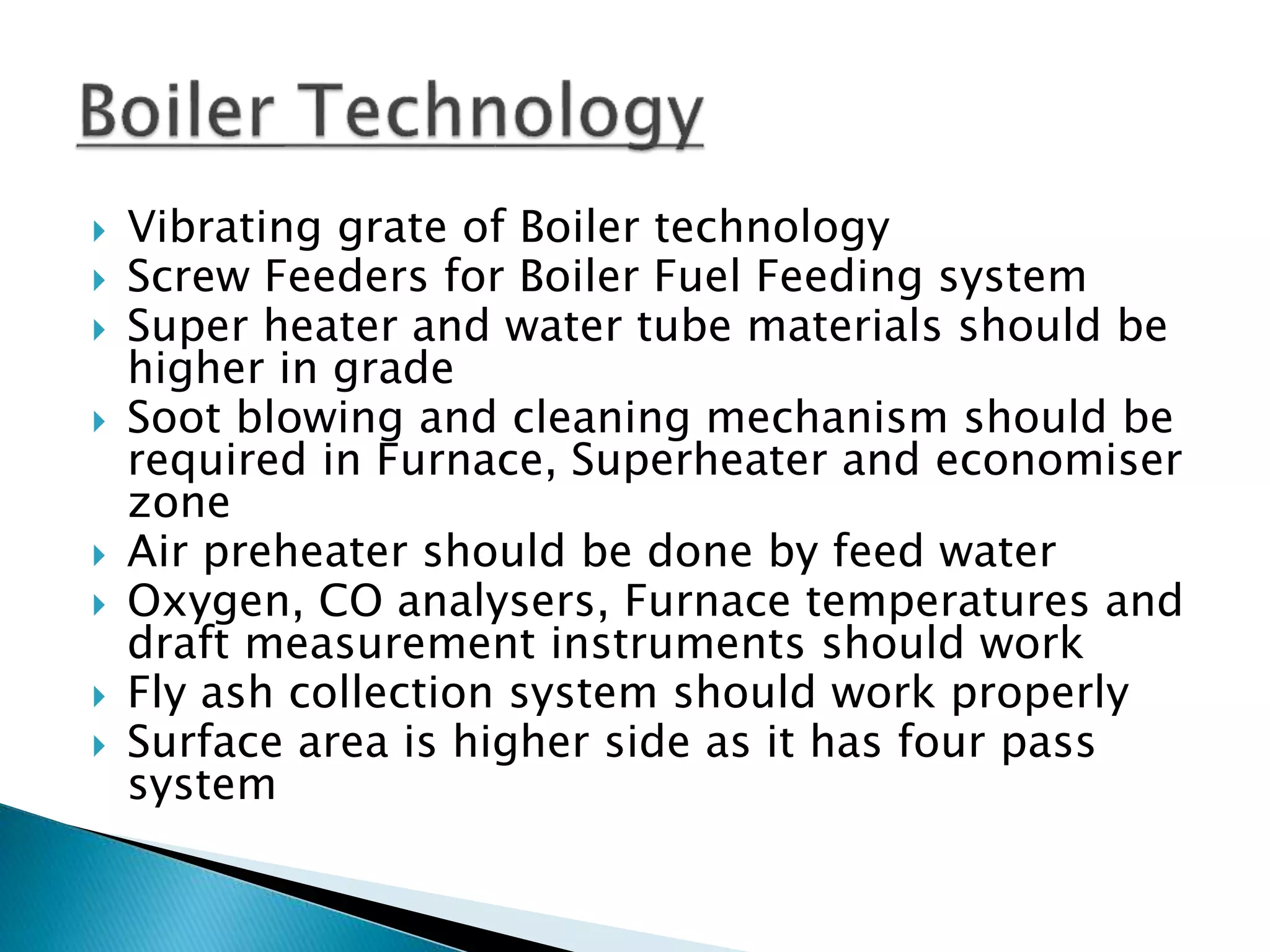 Biomass( rice straw) fired boiler | PPTX