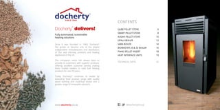 Biomass pellet stoves and boilers brochure - Docherty Group | PDF