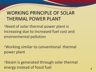 Biomass supported solar thermal hybrid power plant | PPT | Power and Energy Industry | Industries