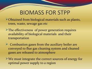 Biomass supported solar thermal hybrid power plant | PPT