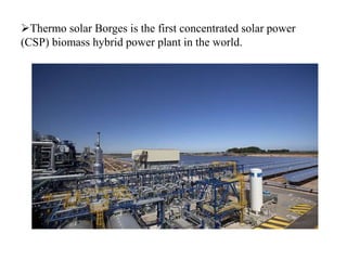 Biomass supported solar thermal power plant | PPTX