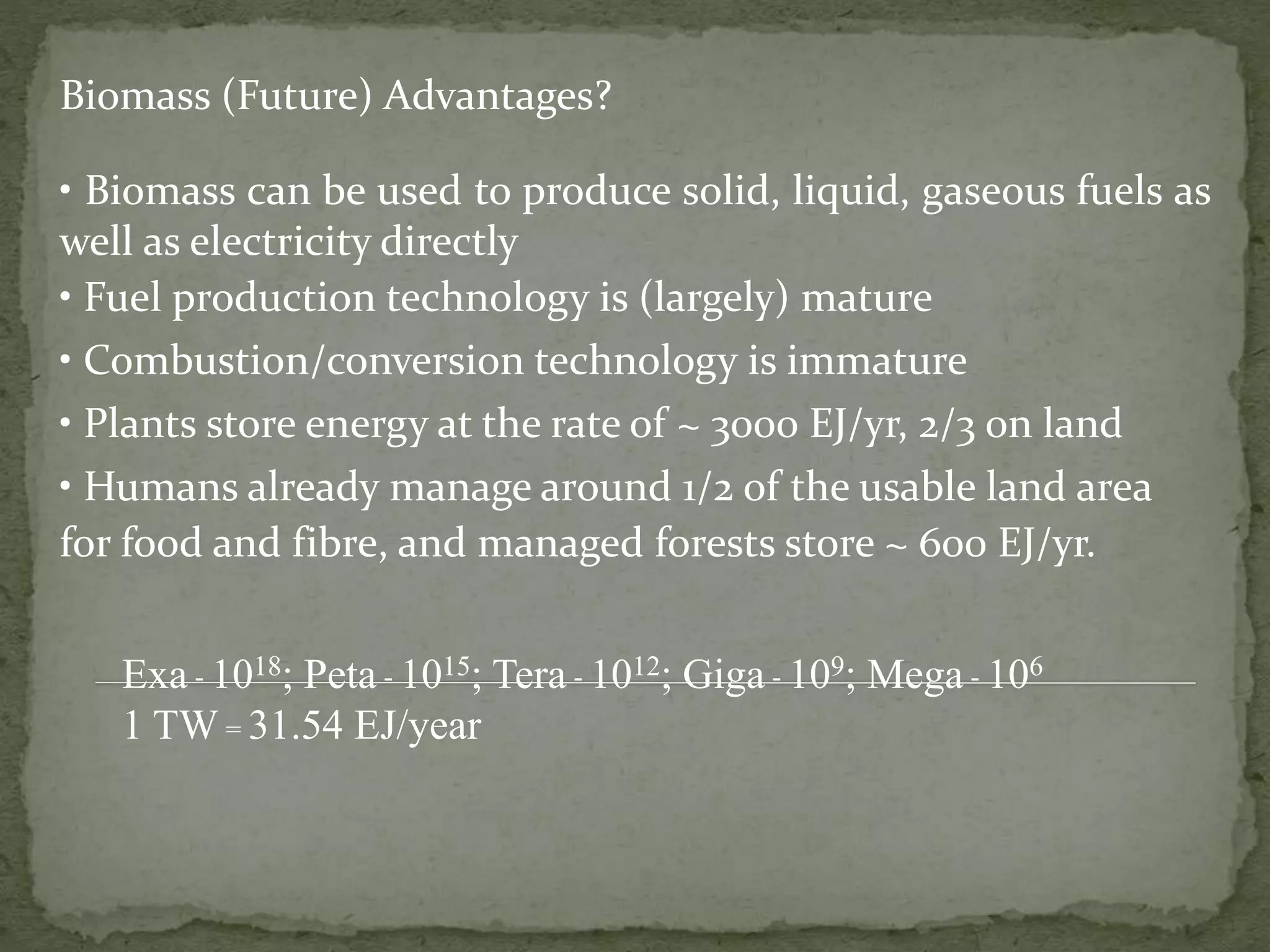 Biomass ,tidal & geothermal energy | PPT