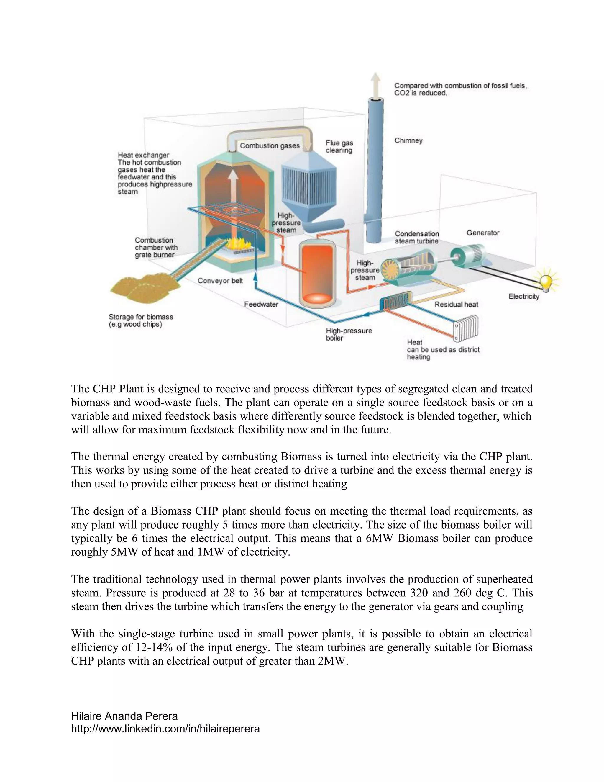 BIOMASS Based Power ( Electrical & Thermal ) | PDF