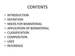 Biomaterial2 final | PPT