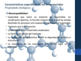 Biomateriales | PPT