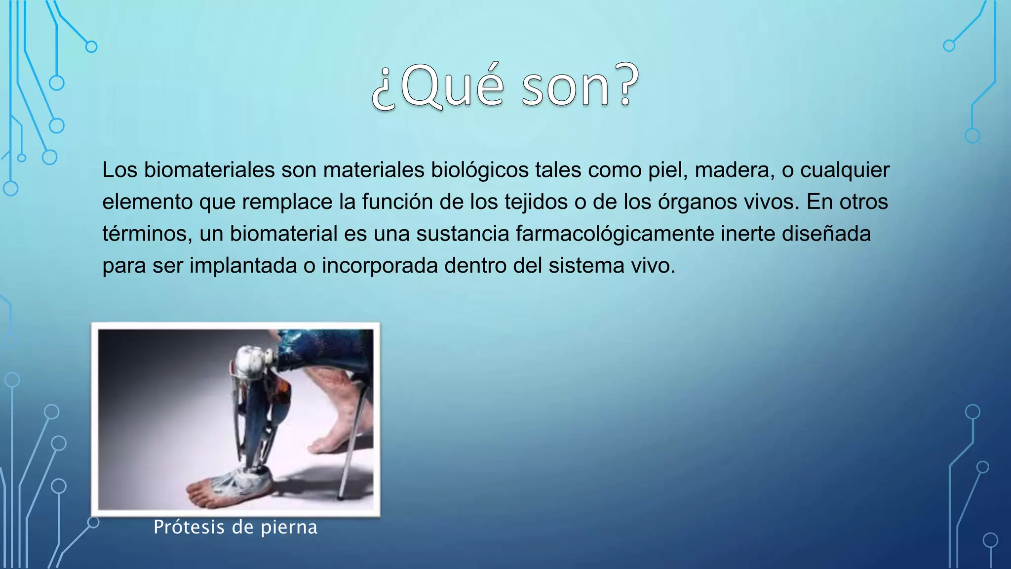 Biomateriales | PPTX | Dental Health | Diseases and Conditions