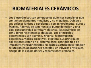 Biomateriales | PPTX