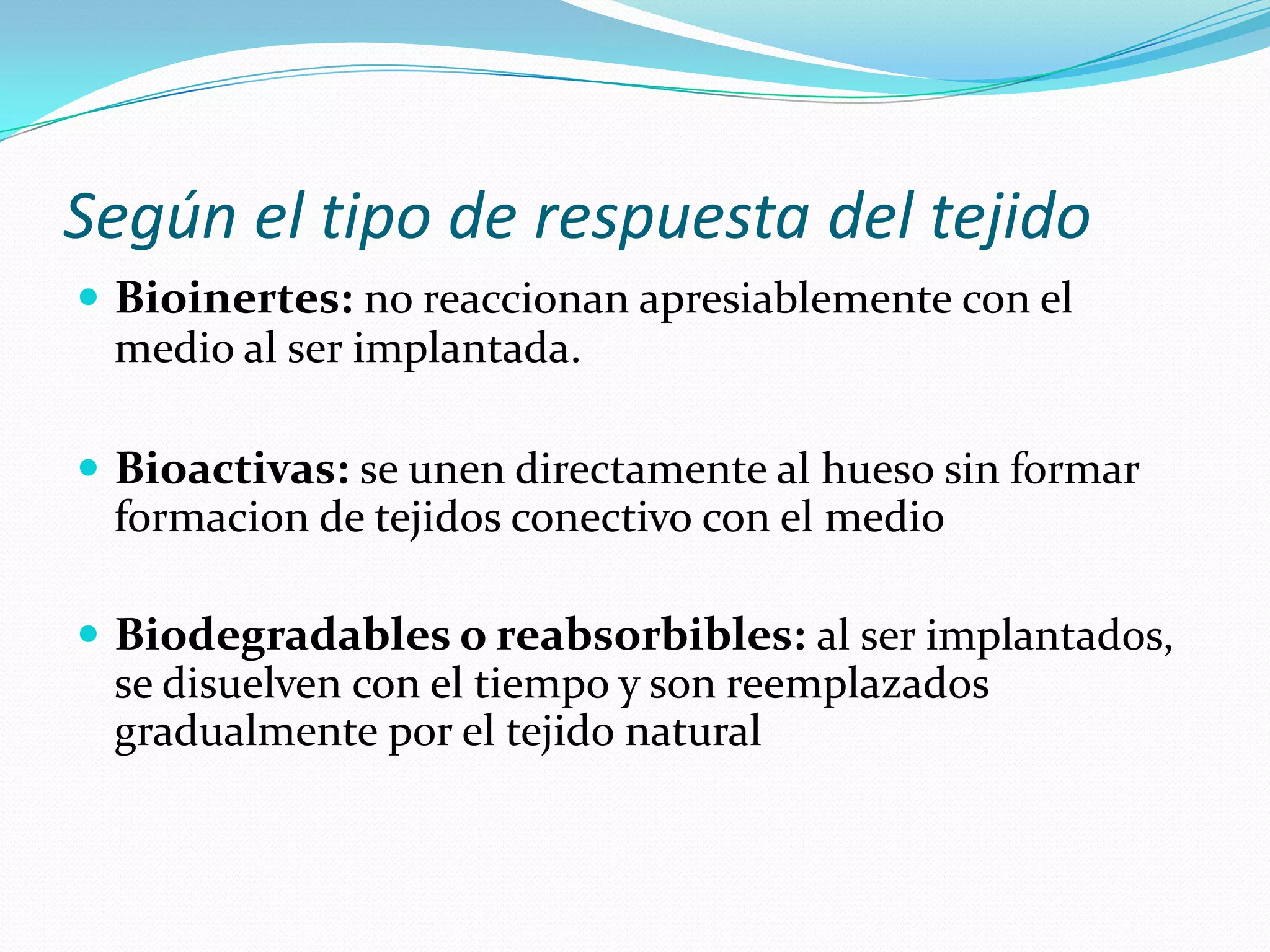 Biomateriales ceramícos | PPTX