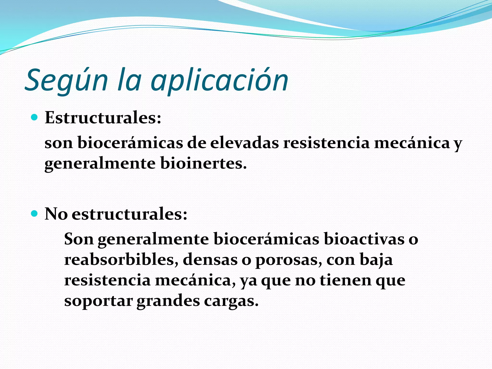 Biomateriales ceramícos | PPTX
