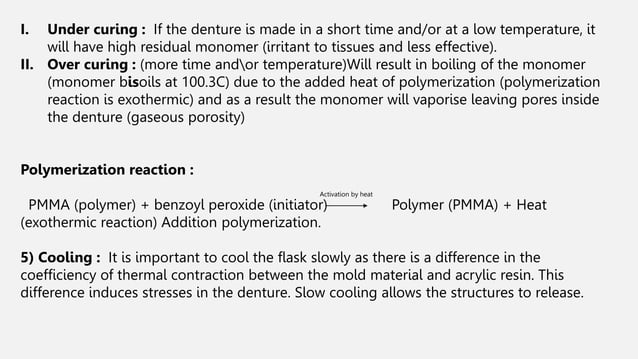 Heat cured acrylic denture base | PPTX | Oral care | Personal Care