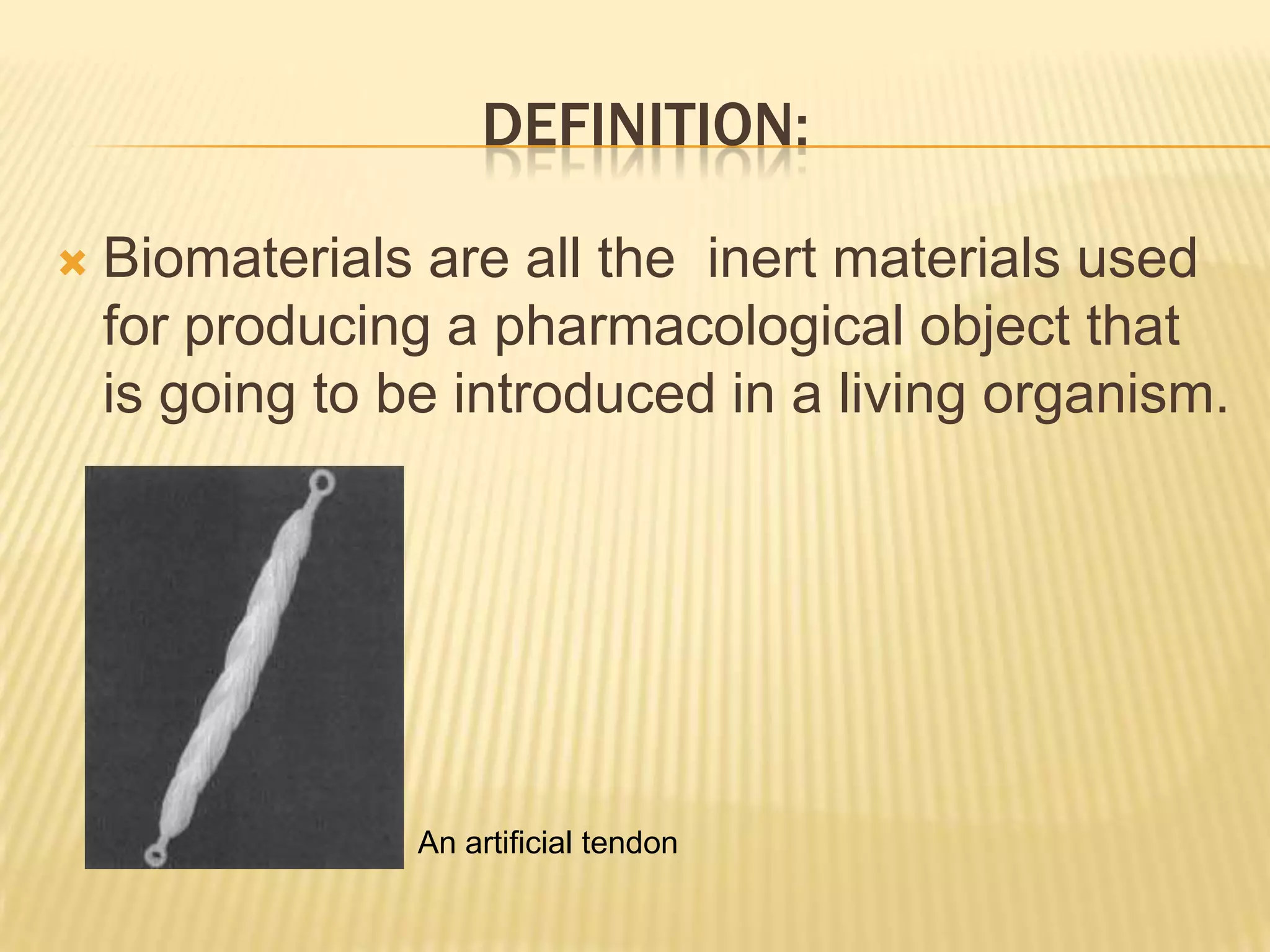 Biomaterials | PPTX