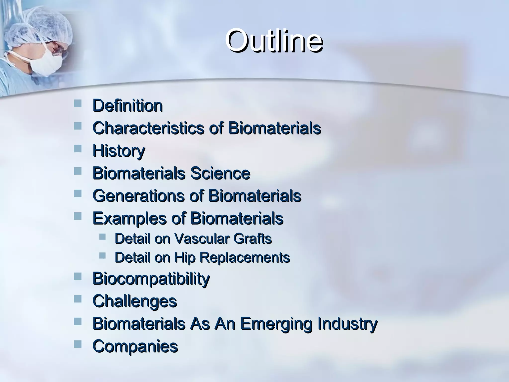 Biomaterials | PPT | Heart and Cardiovascular Diseases | Diseases and ...