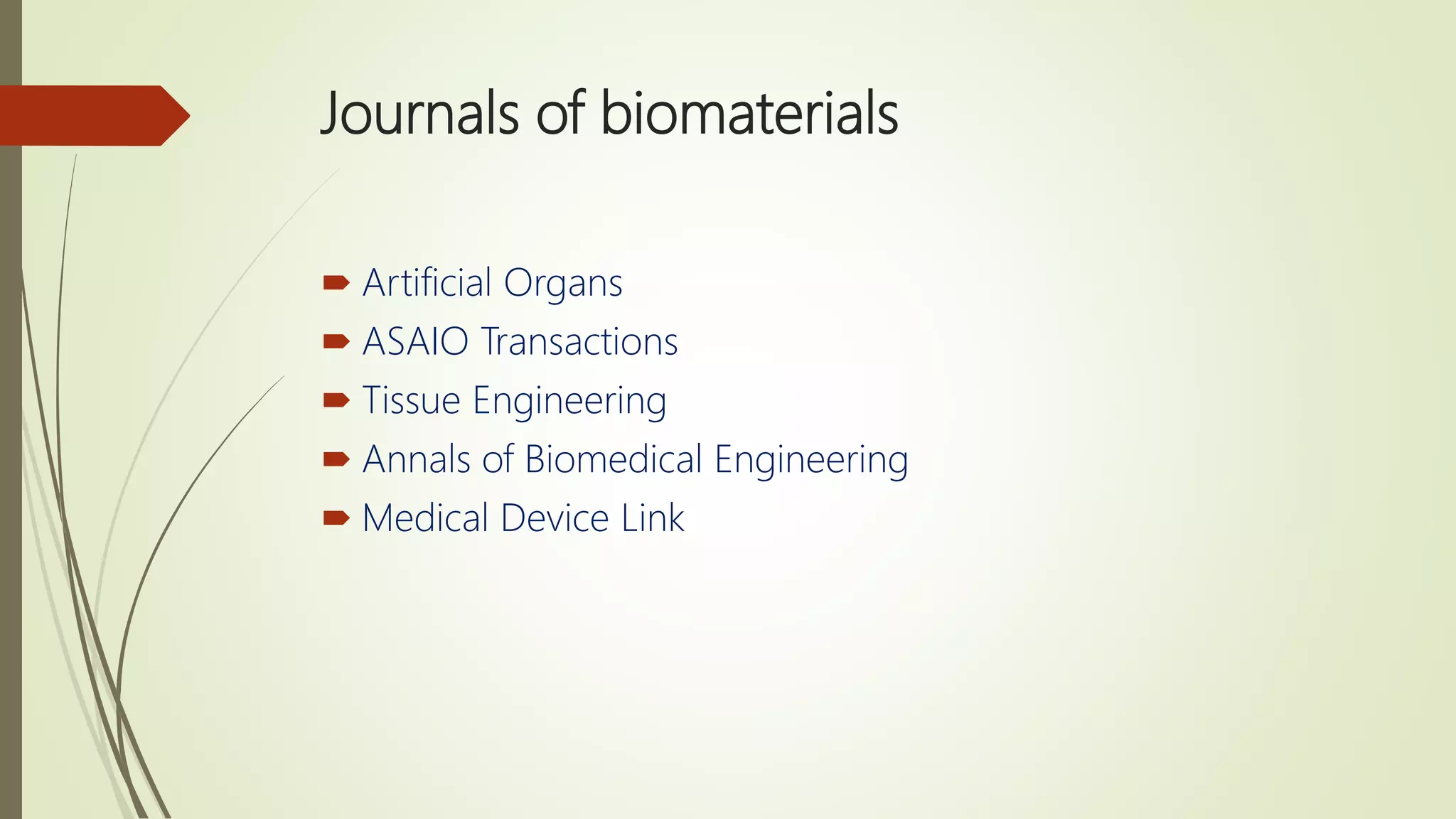 Biomaterials | PPTX