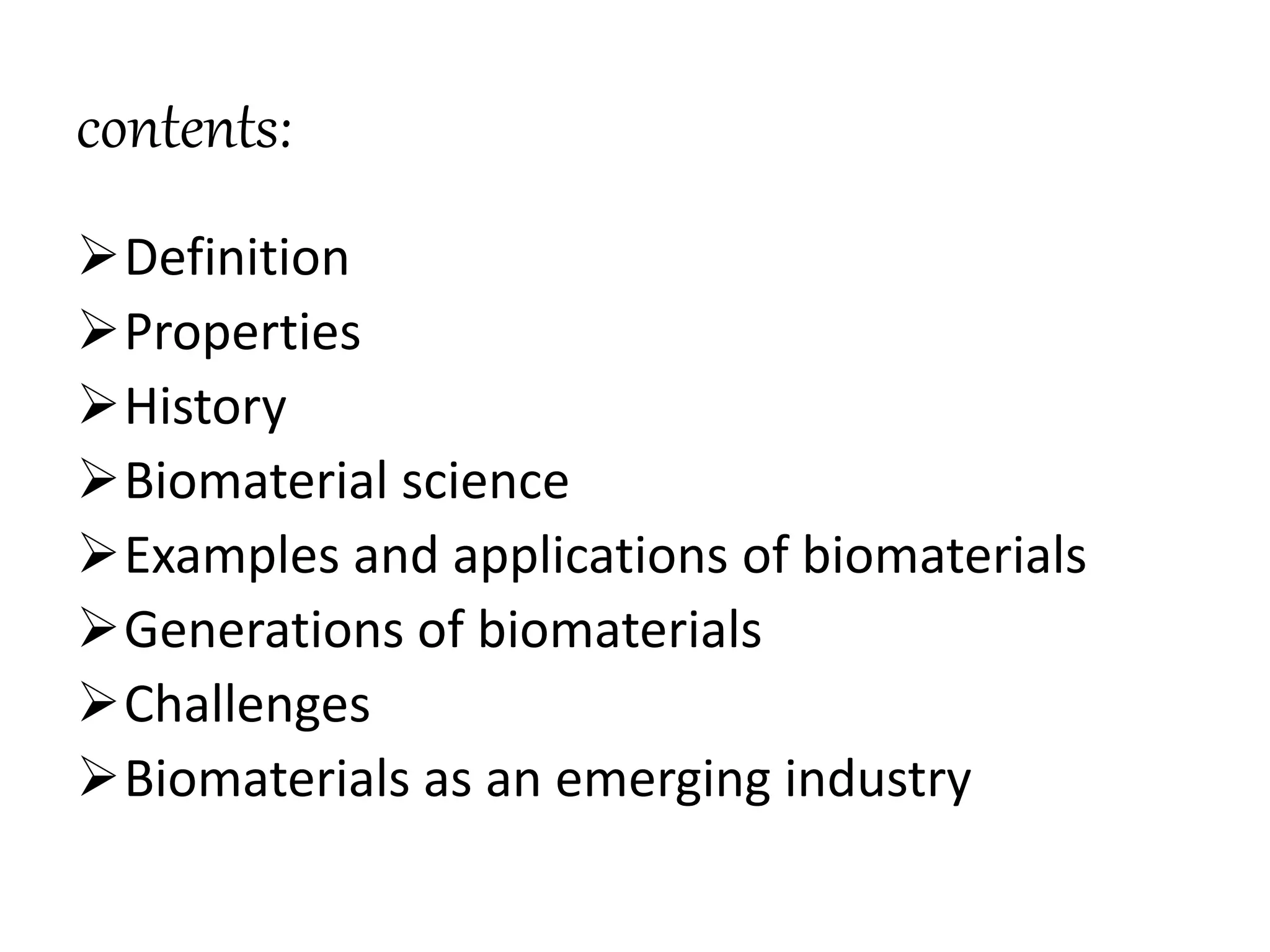 Bio materials | PPTX