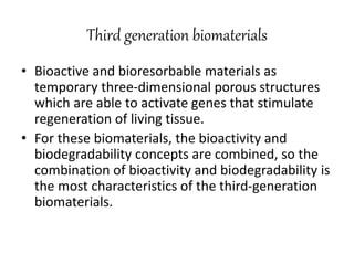Bio materials | PPTX