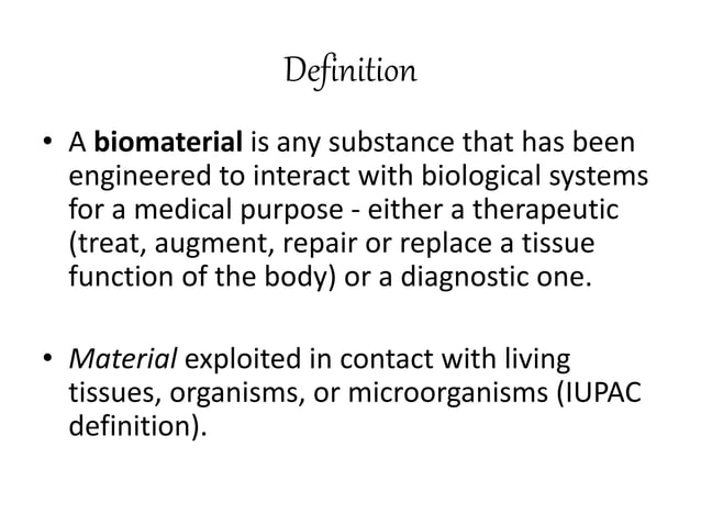 Bio materials | PPTX