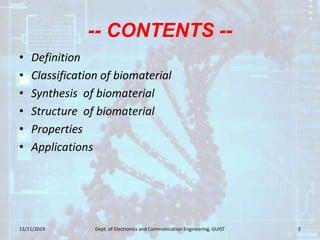 Biomaterials | PPTX