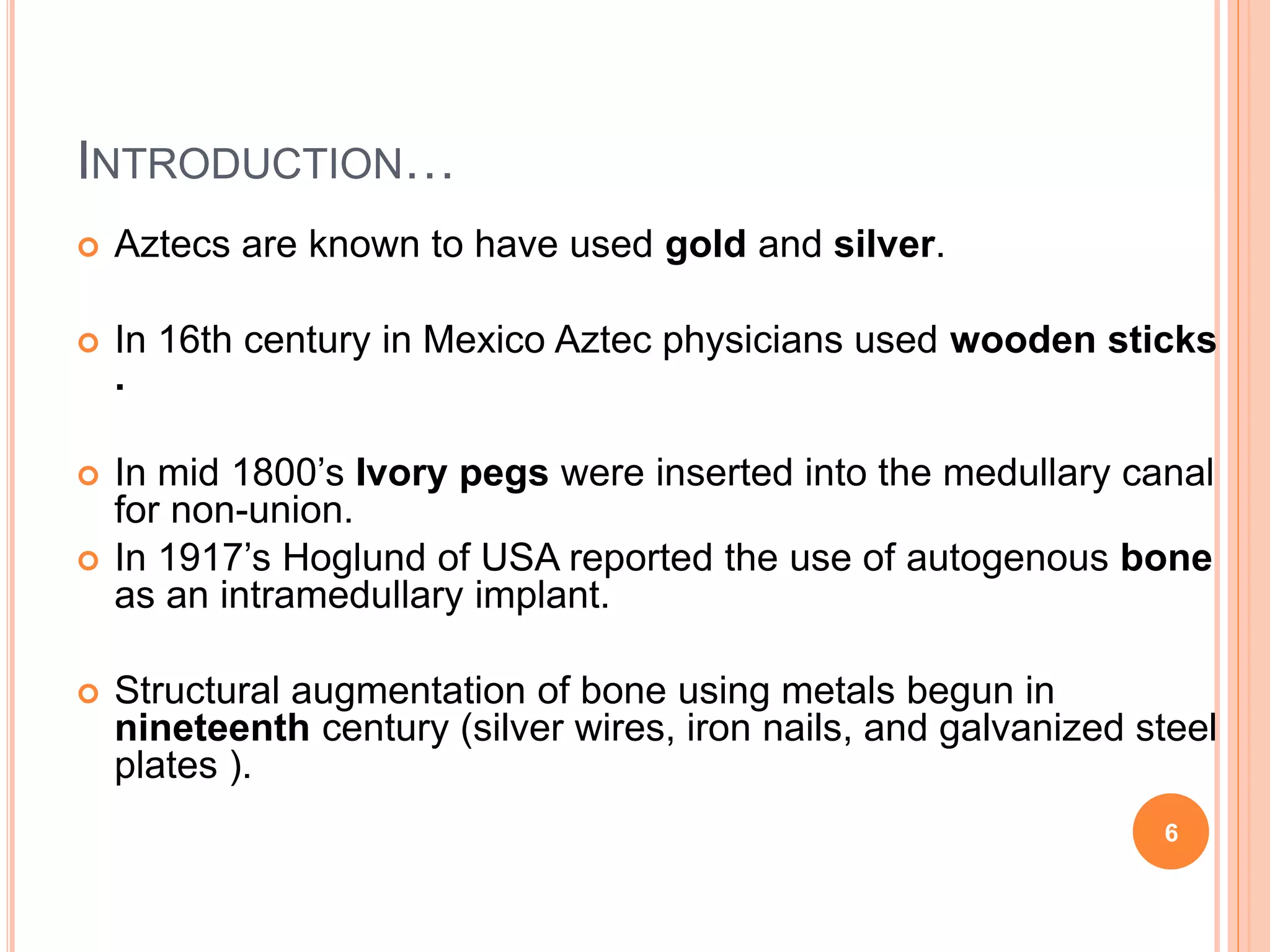 Biomaterials in Orthopaedics | PPTX