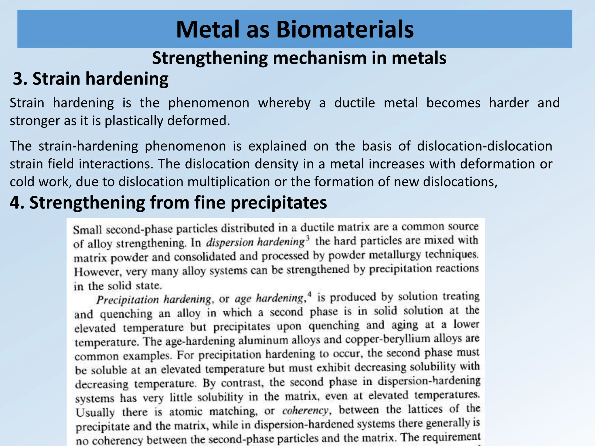 Biomaterials and biosciences biometals.pptx | Chemistry | Science