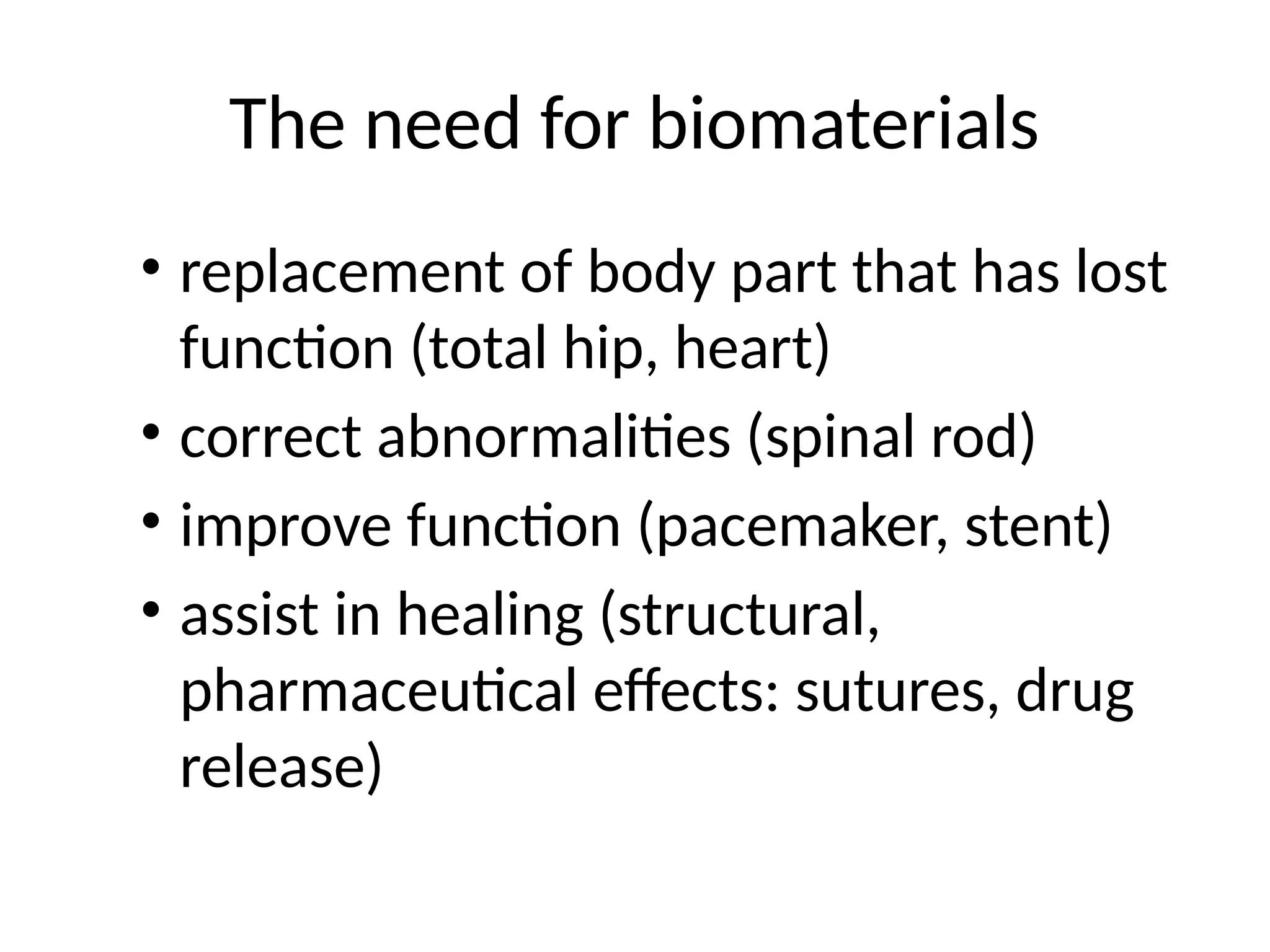 Biomaterials, biocompatibility and its importance in medical devices | PPTX