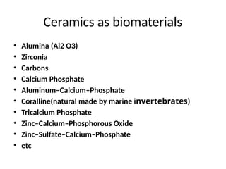 Biomaterials, biocompatibility and its importance in medical devices | PPT